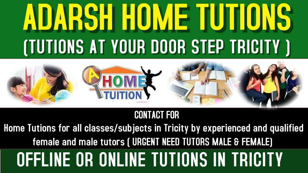 Best online offline home tutions tricity – Adbook